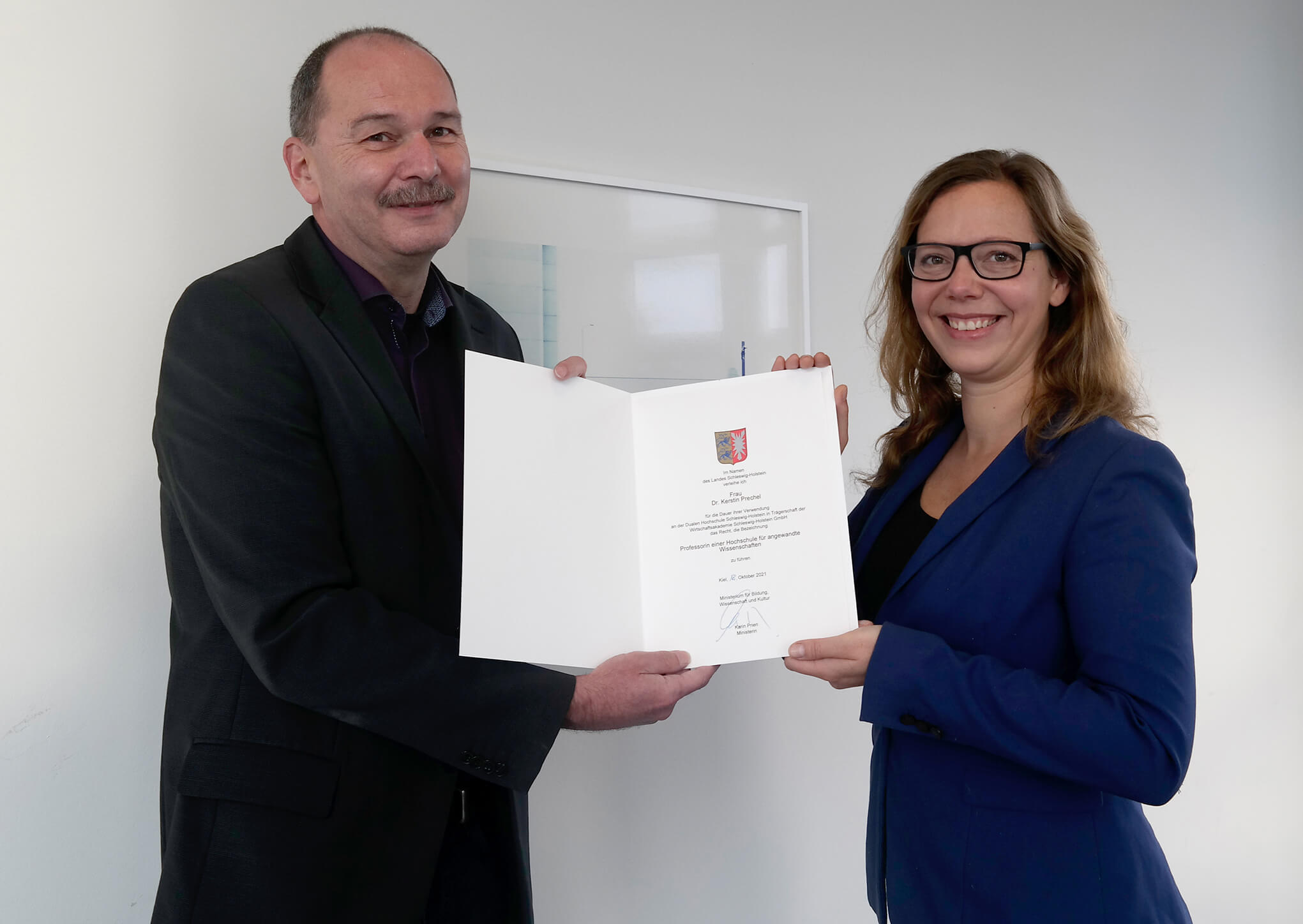 Kerstin Prechel zur Professorin ernannt - DHSH
